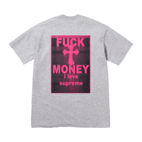 Supreme Fuck Money Tee FW 24 “Heather Grey” : COP Perú
